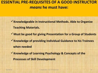 Instructor responsibilities | PPT
