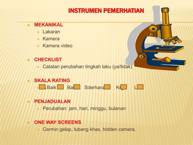 6 instrumen pemerhatian nor'azman | PPTX