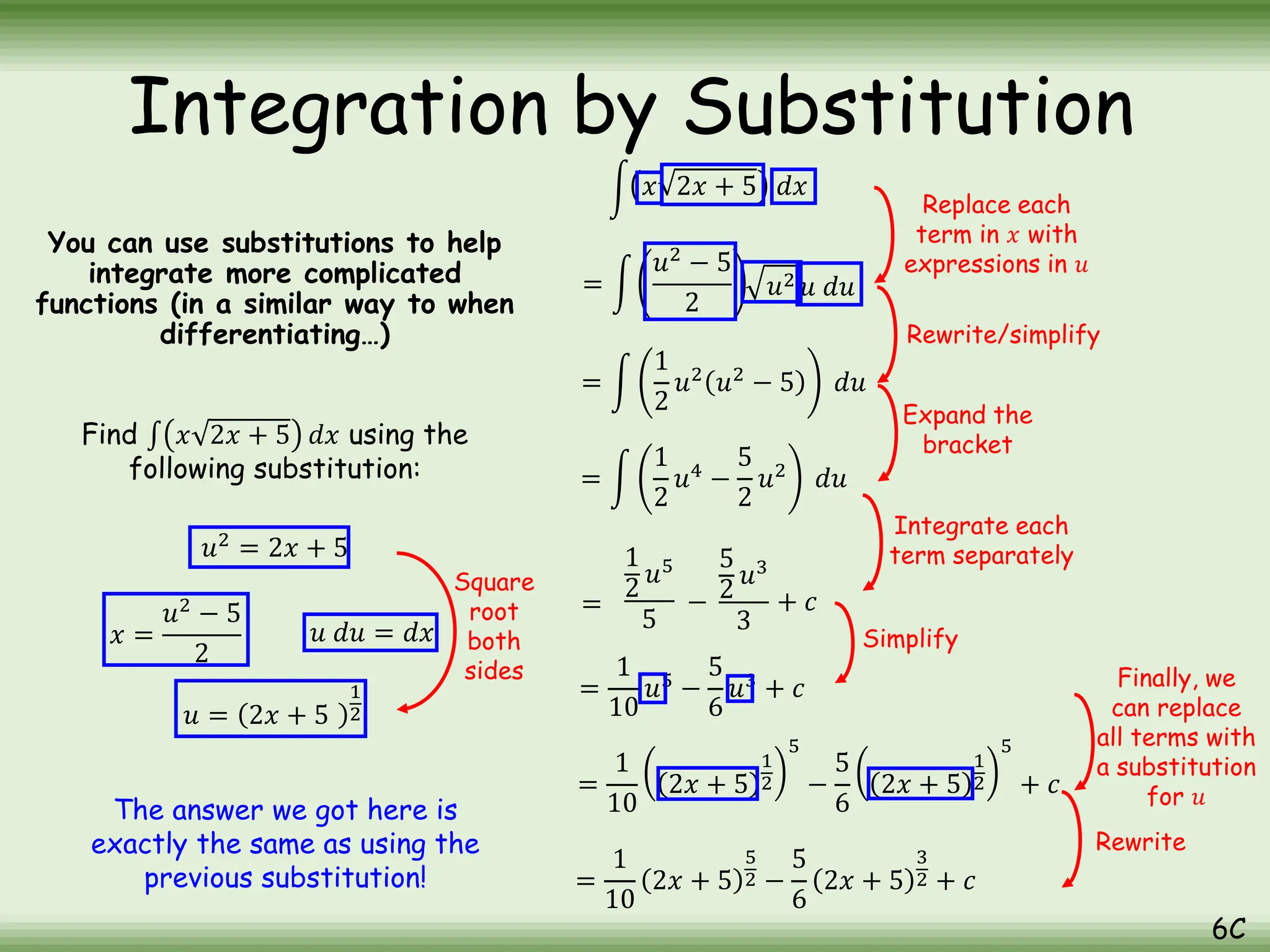 IAL Edexcel Pure 4 Integration topic 6.pptx | Physics | Science