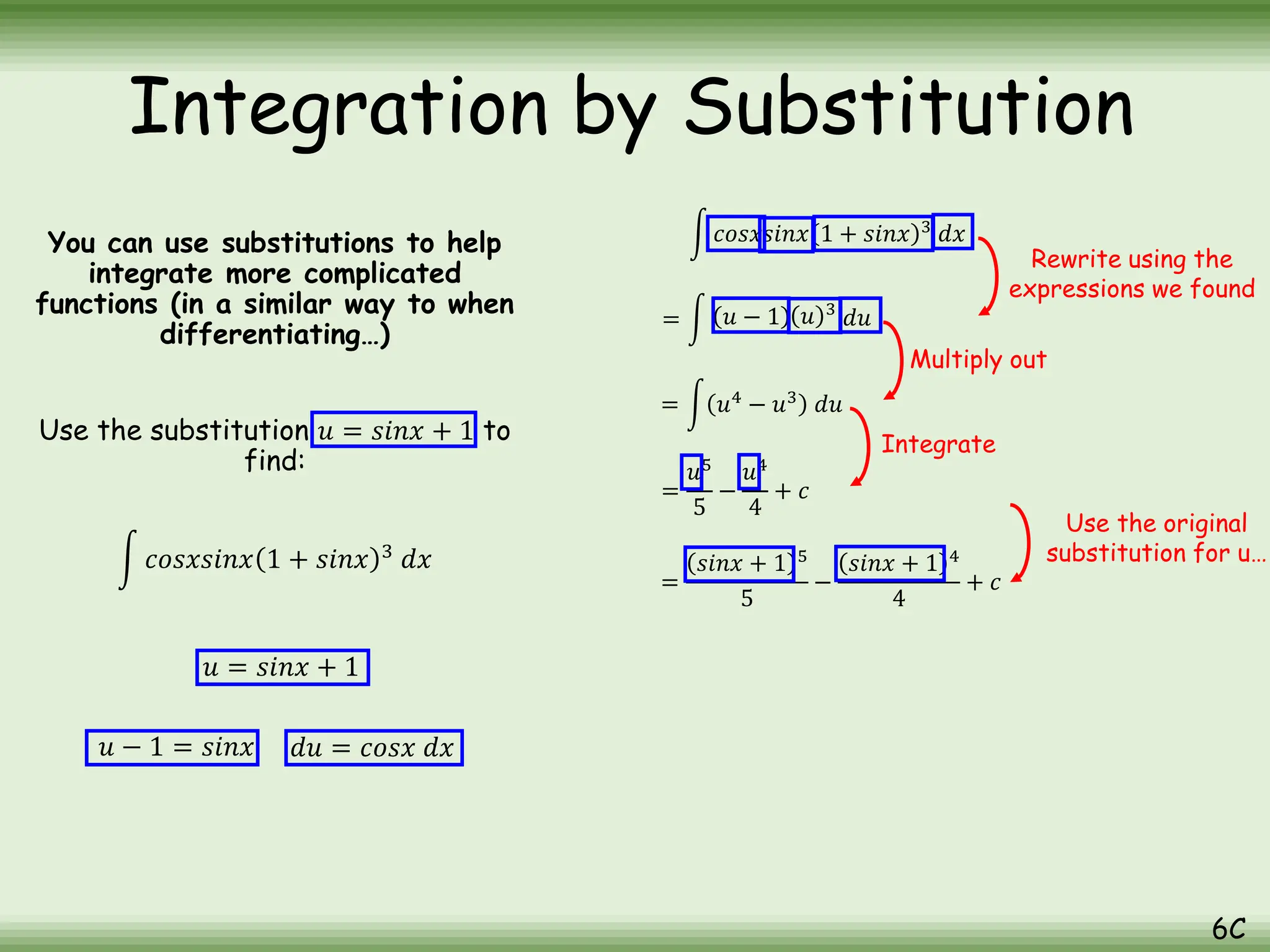 IAL Edexcel Pure 4 Integration topic 6.pptx | Physics | Science