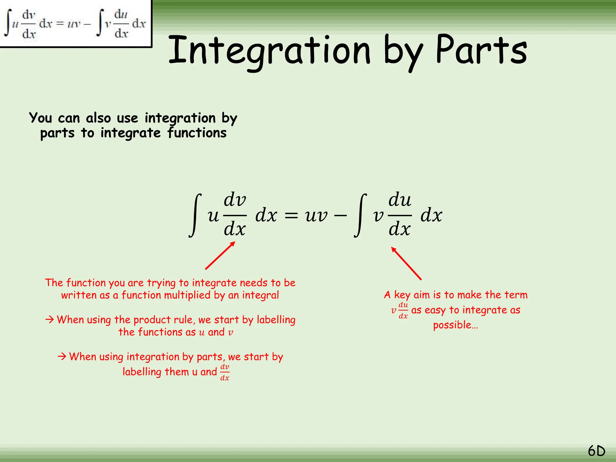 IAL Edexcel Pure 4 Integration topic 6.pptx | Physics | Science