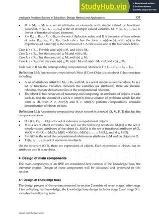 6 Intelligent Problem Solvers In Education Design Method And Applications | PDF