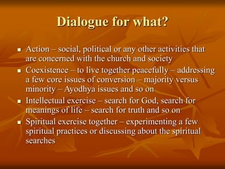 6 inter religious dialogue | PPT