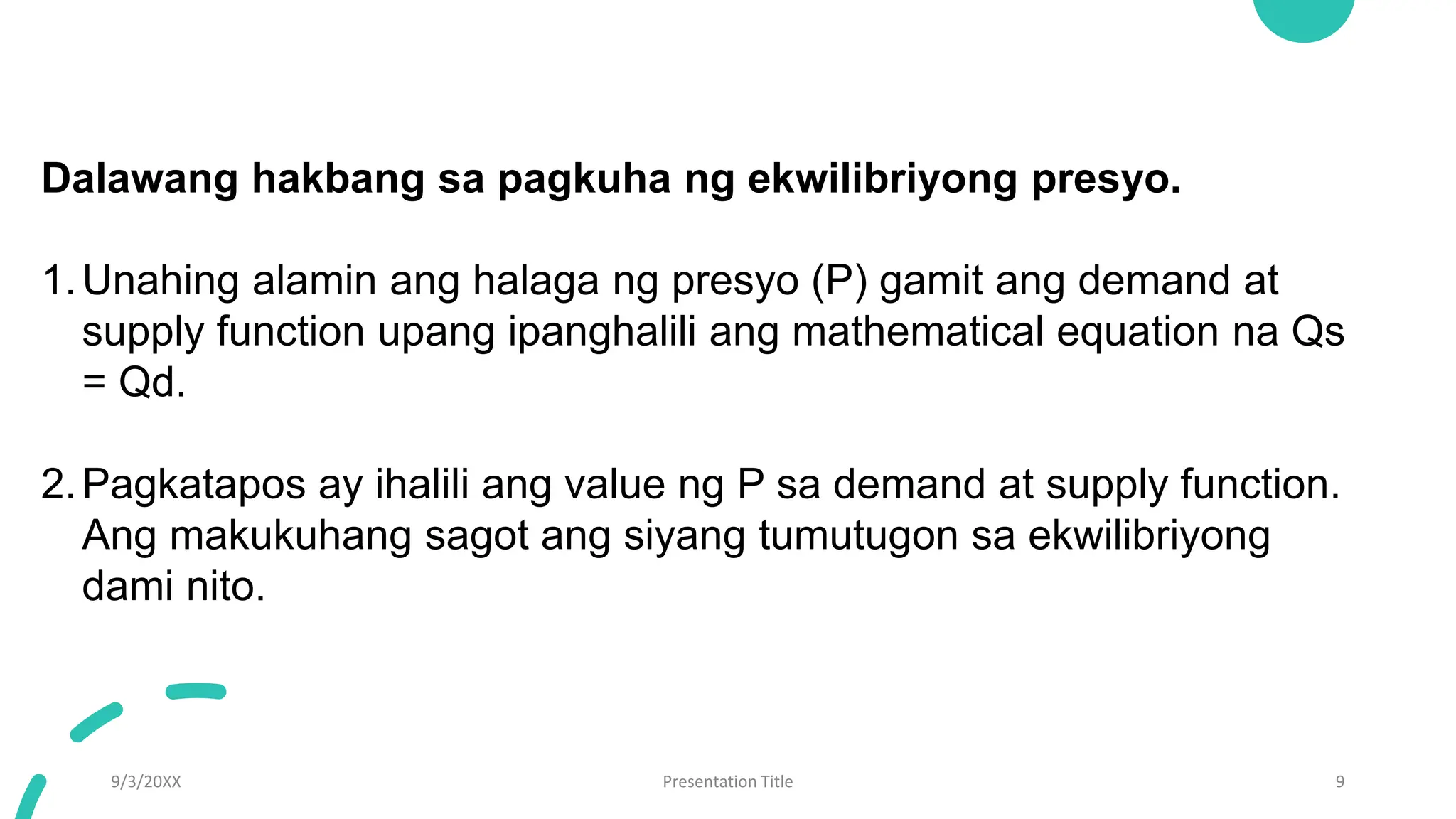 6_Interaksyon ng Demand at Suplay Lesson | PPTX