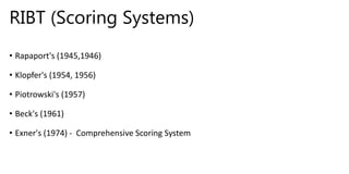 Interpretation of ost & ribt | PPTX