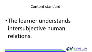 Intersubjectivity is the dynamic interplay of understanding and shared ...