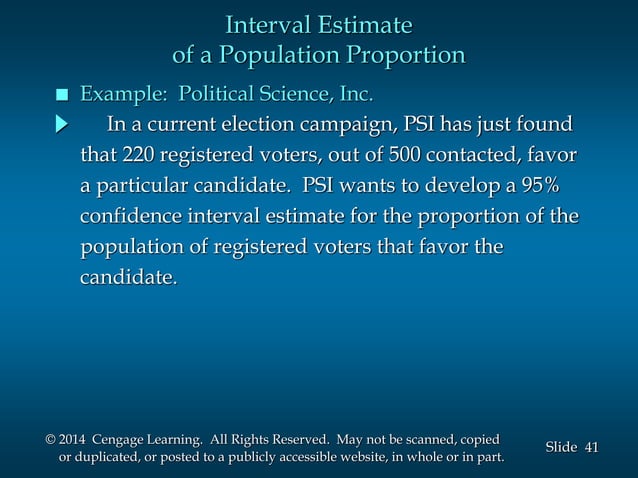 6 Interval Estimation Pptx Physics Science