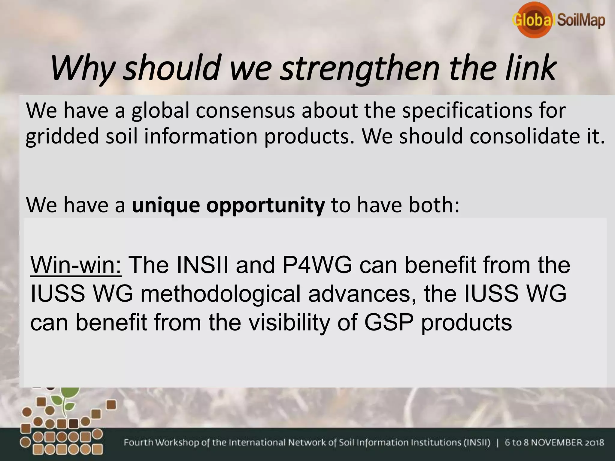 ITEM 5. IUSS WG Global Soil Map & GloSIS Fine Resolution Soil Grid ...