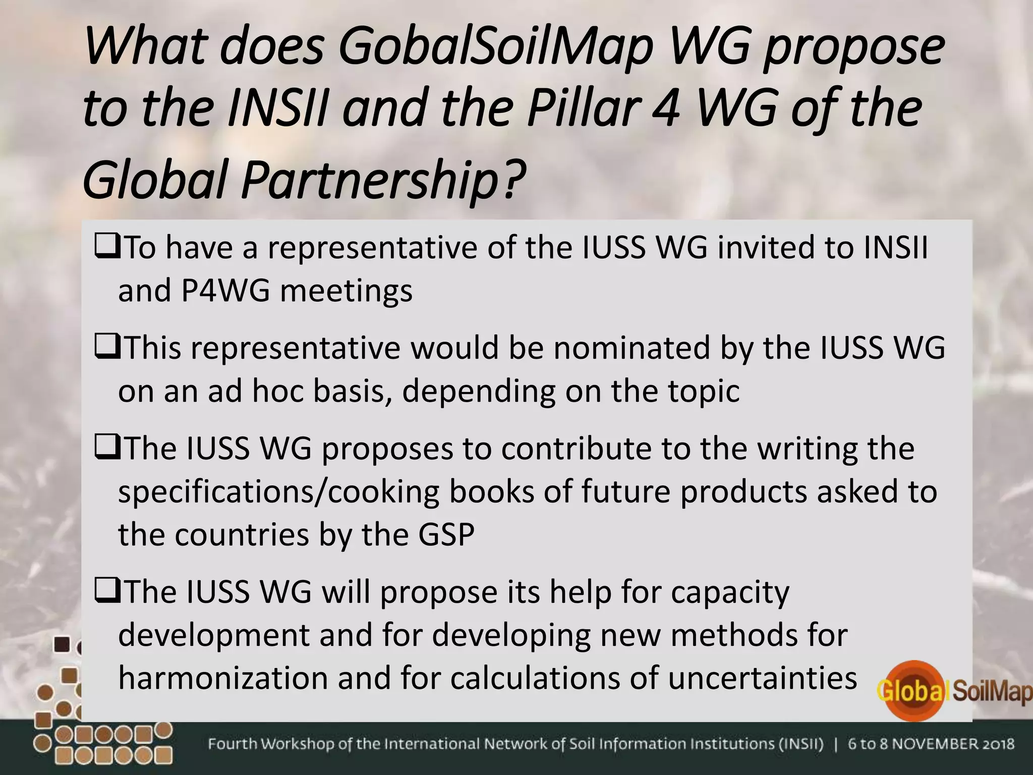 ITEM 5. IUSS WG Global Soil Map & GloSIS Fine Resolution Soil Grid ...