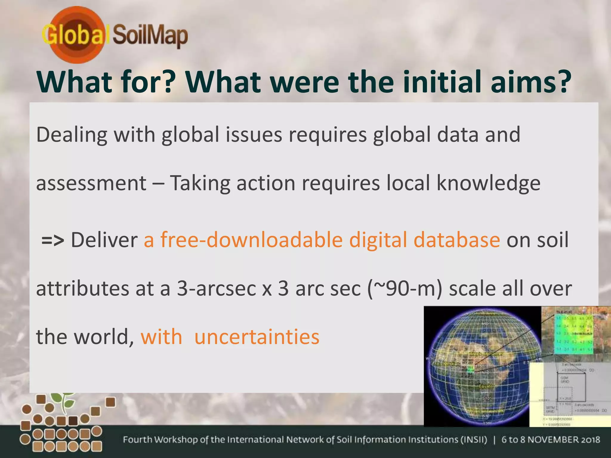 ITEM 5. IUSS WG Global Soil Map & GloSIS Fine Resolution Soil Grid ...