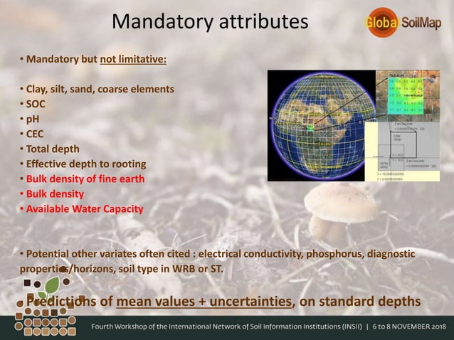 ITEM 5. IUSS WG Global Soil Map & GloSIS Fine Resolution Soil Grid ...