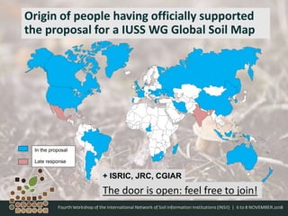 ITEM 5. IUSS WG Global Soil Map & GloSIS Fine Resolution Soil Grid ...