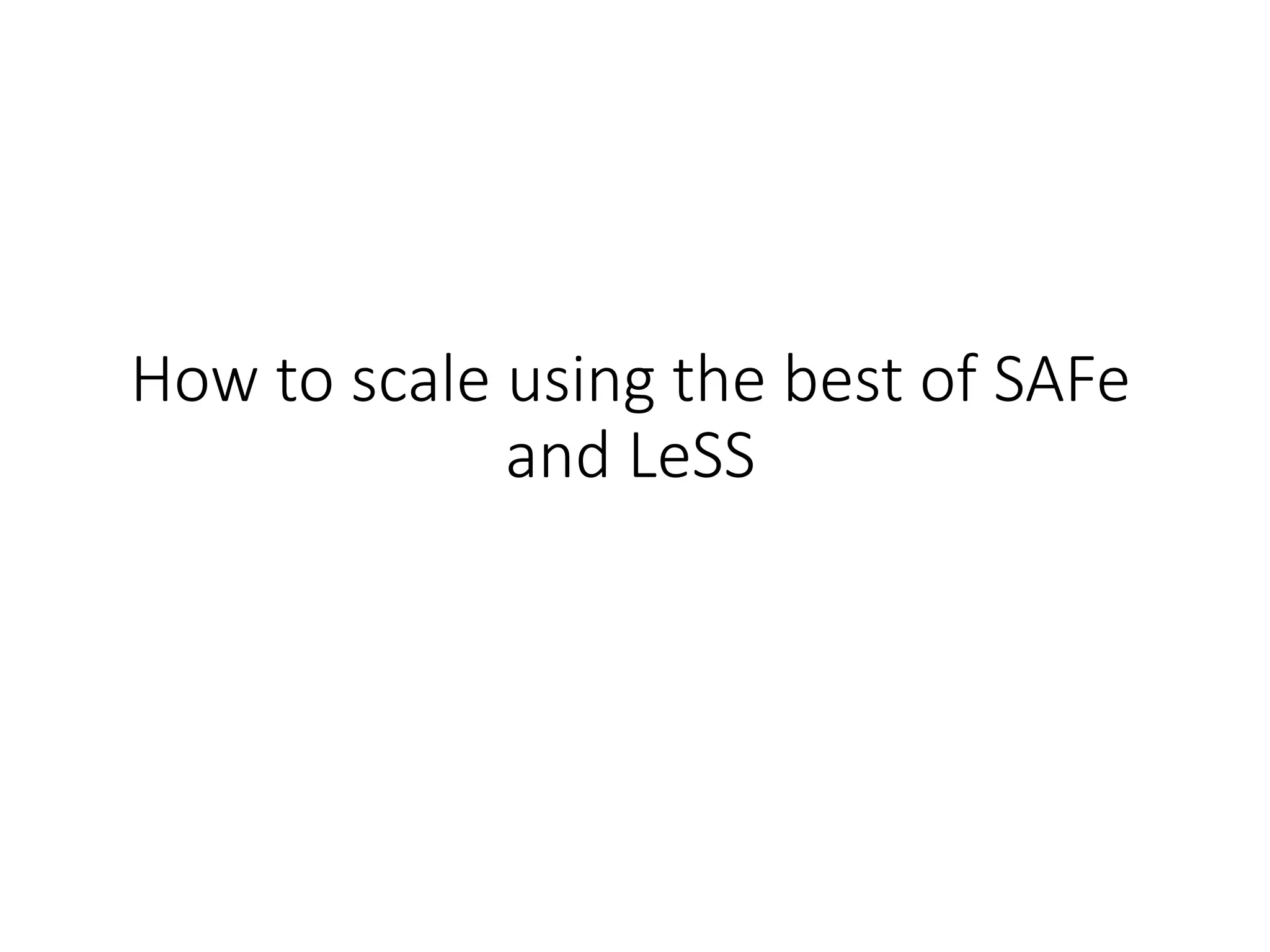 Agile Framework anti pattern risks and how to avoid them | PPTX