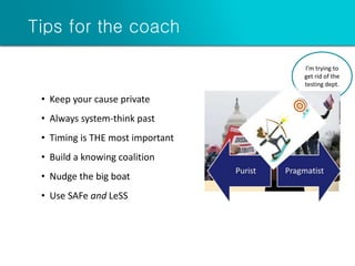 Agile Framework anti pattern risks and how to avoid them | PPT