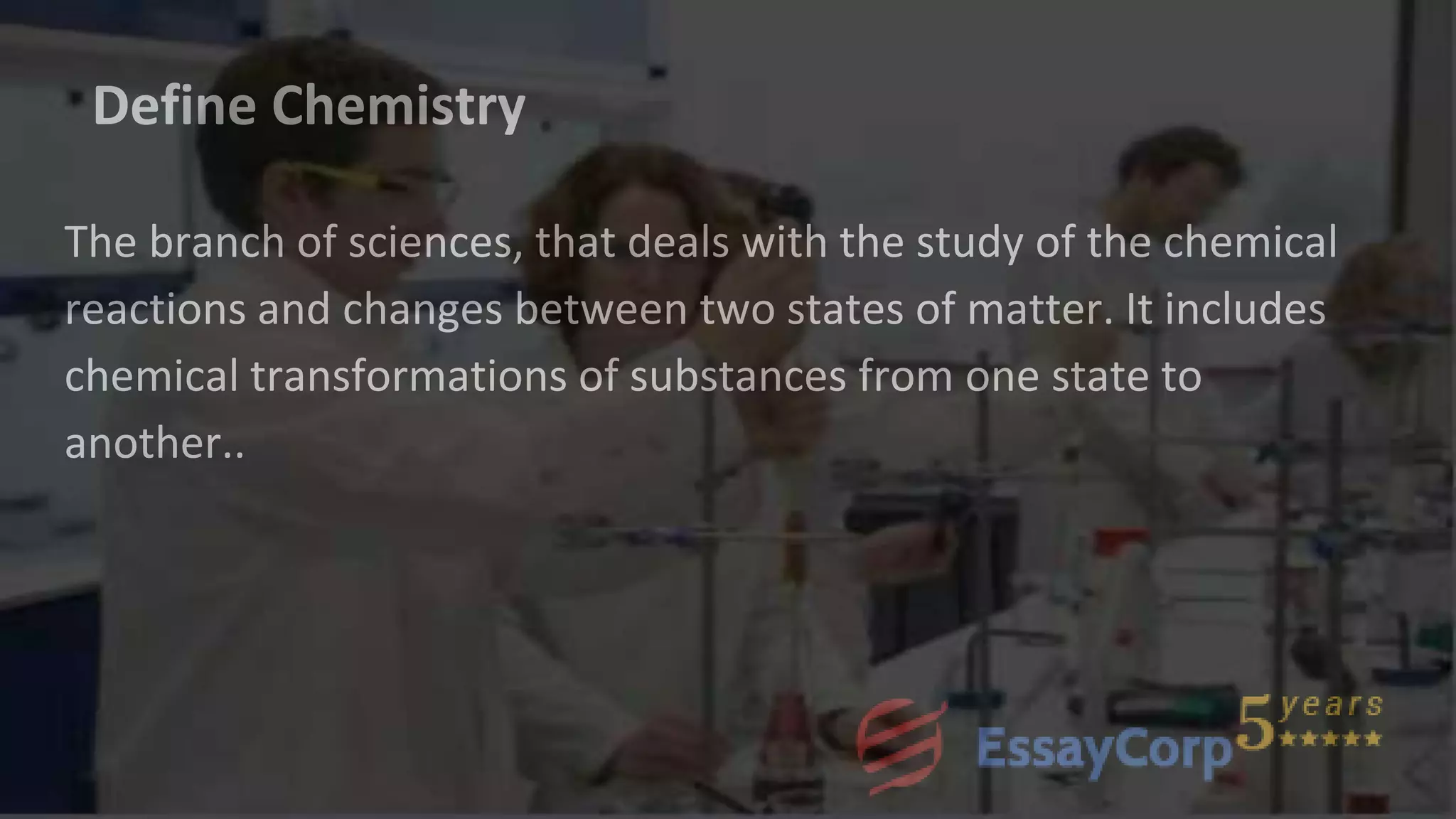 Chemistry Assignment Help | PPTX