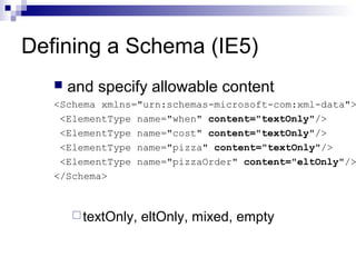Xml schema | PPT