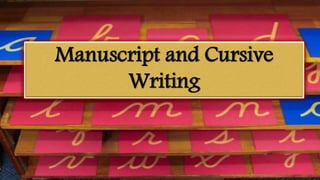 The Teaching of Handwriting | PPTX