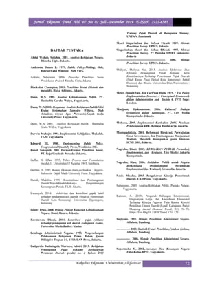 IMPLEMENTASI KEBIJAKAN PAJAK REKLAME DAN KONTRIBUSINYA TERHADAP PENDAPATAN ASLI DAERAH KABUPATEN ...