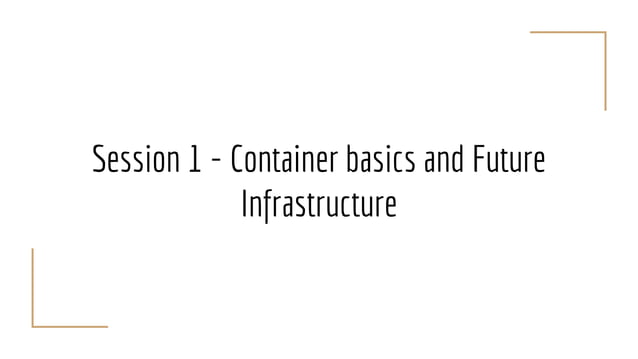 Container basics | PPTX