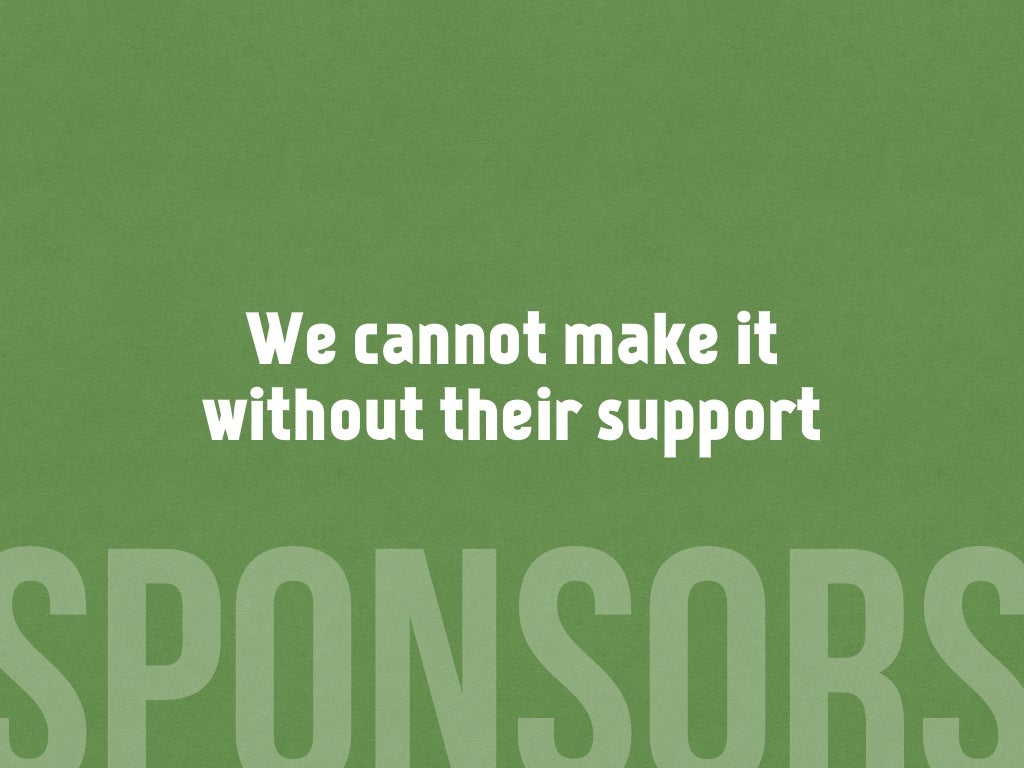 We cannot make it without