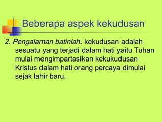 kekudusan | PPT