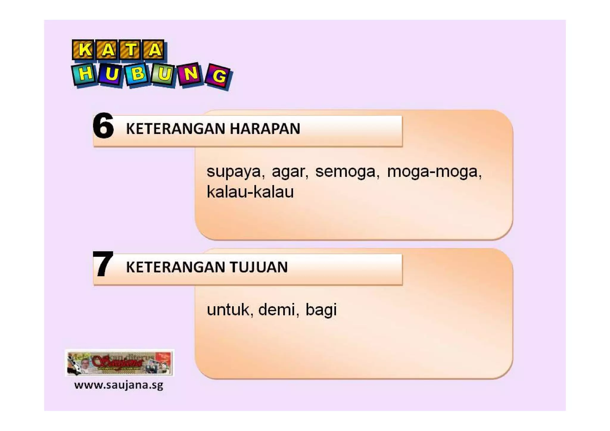 KATA HUBUNG PANCANGAN KETERANGAN | PDF
