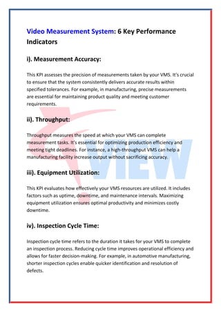 6 Key Performance Indicators for Video Measurement System.pdf