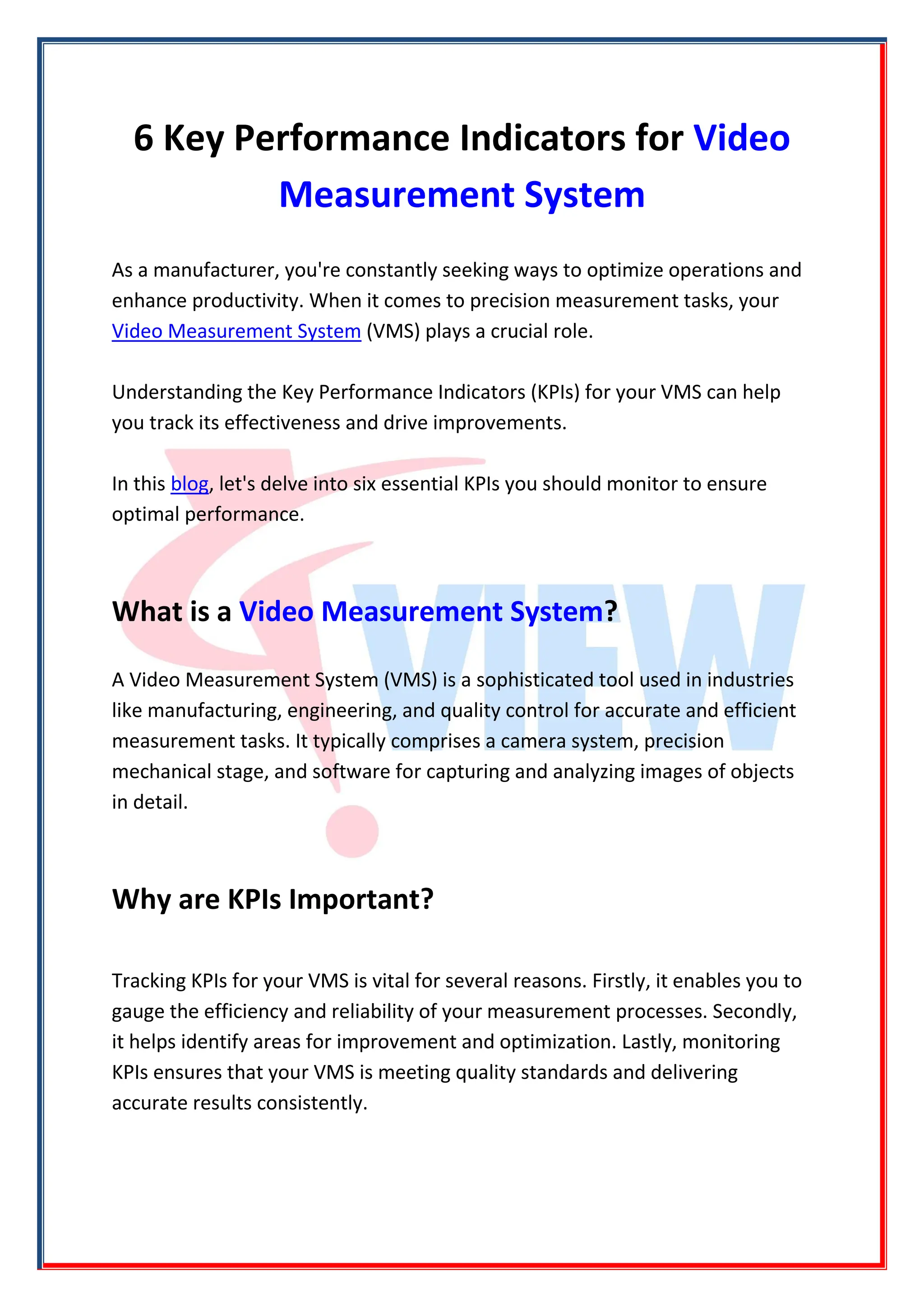 6 Key Performance Indicators for Video Measurement System.pdf