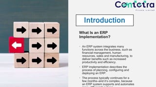 6 key phases of an erp implemantion plan | PPTX