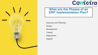 6 key phases of an erp implemantion plan | PPT