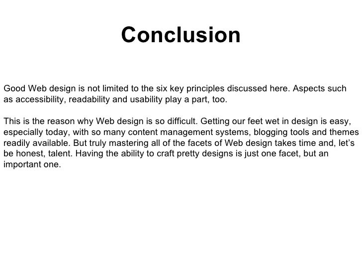 6 Key Principles Of Making A Web Design