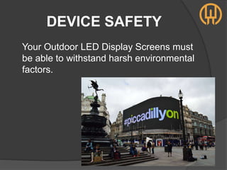 6 Key Requirements for Successful Outdoor LED Displays & Signage | PPTX ...