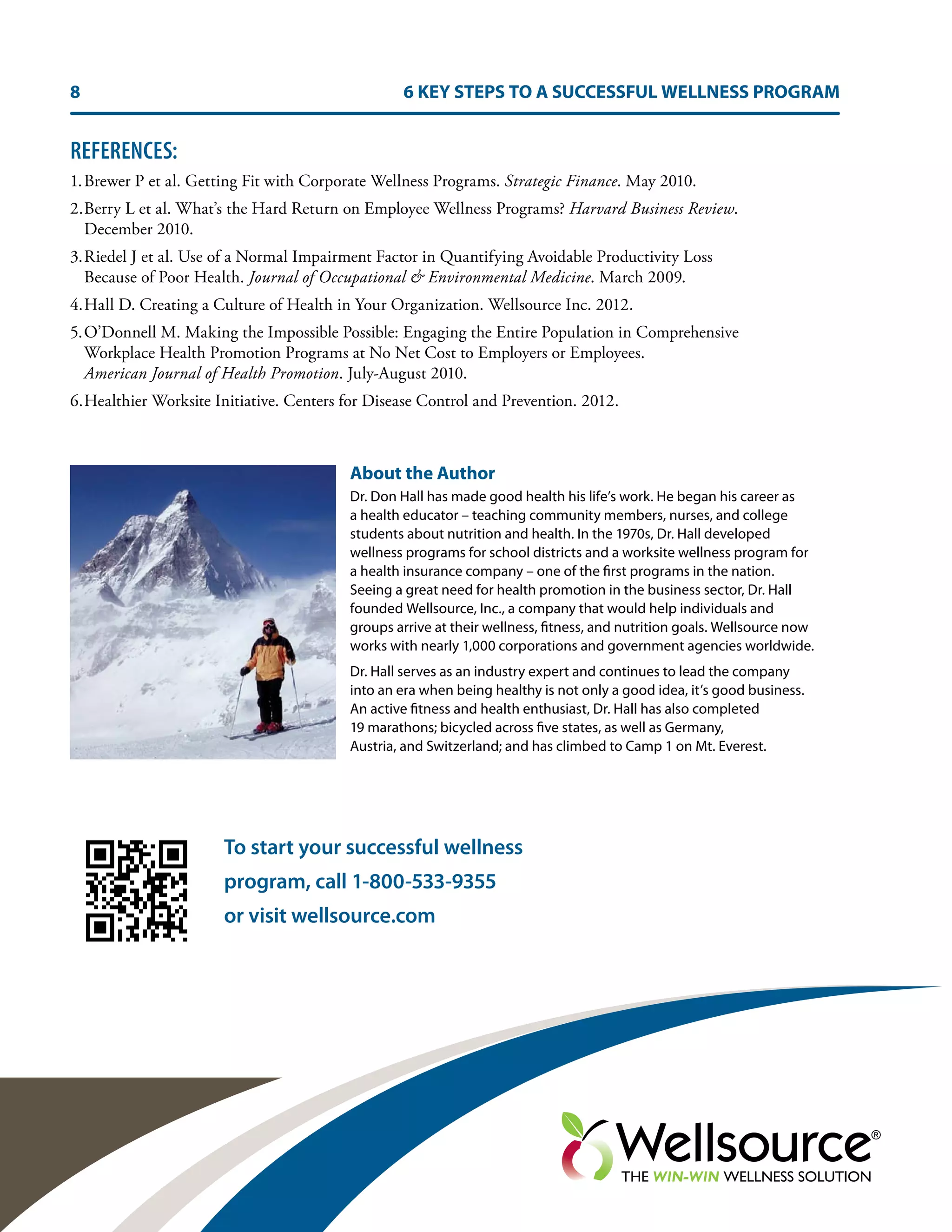 6 key steps to a successful wellness program | PDF