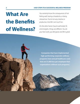 6 key steps to a successful wellness program | PDF