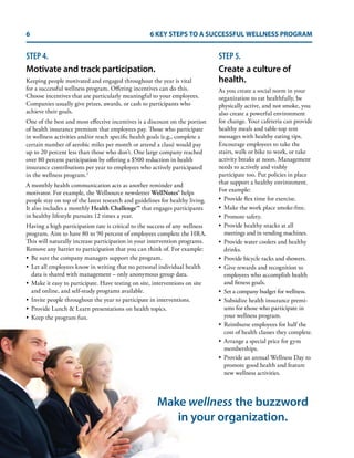 6 key steps to a successful wellness program | PDF