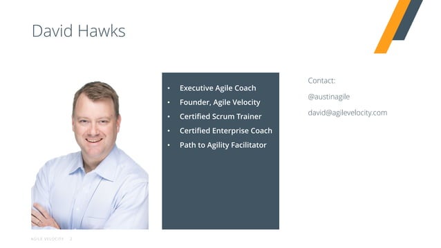 Webinar: 6 Keys to Agile Transformation Success with David Hawks ...