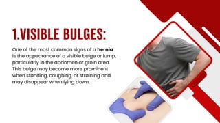 6 Key Warning Signs Of A Hernia. | PPT