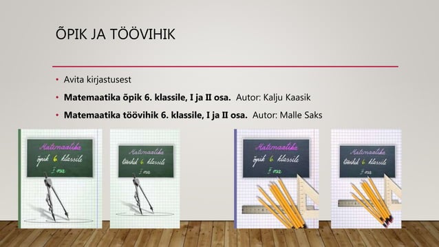 6 klass 1 tund | PPT