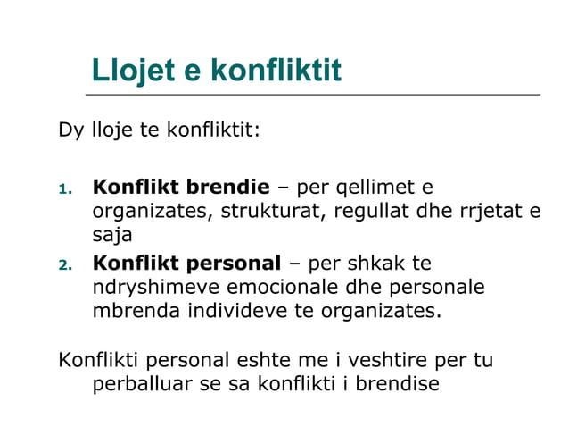 Komunikimi dhe konflikti | PPT