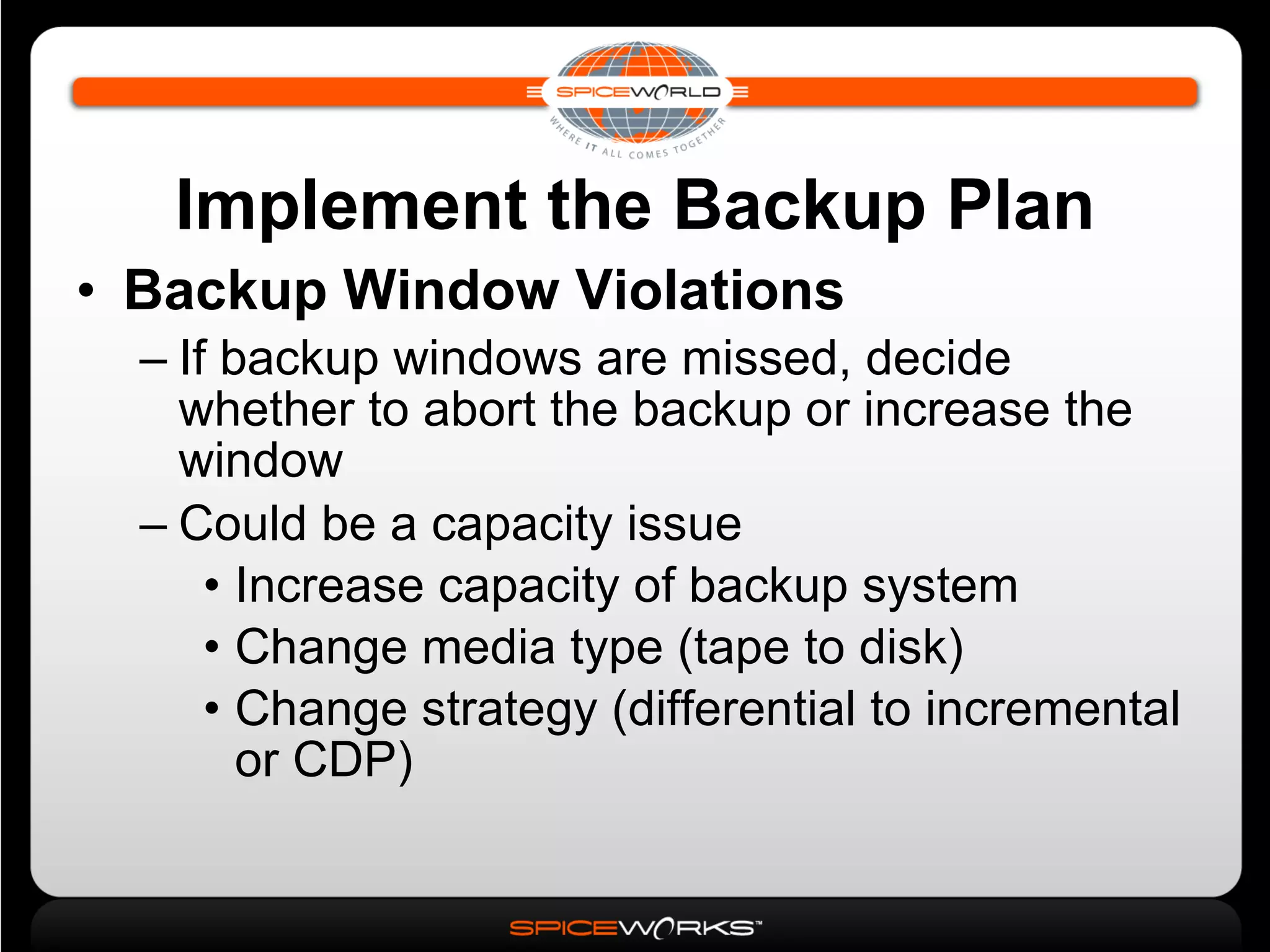 Disaster Recovery & Data Backup Strategies | PPT