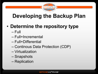 Disaster Recovery & Data Backup Strategies | PPT