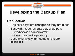 Disaster Recovery & Data Backup Strategies | PPT