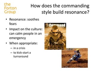 Summary of the 6 Goleman leadership styles | PPTX