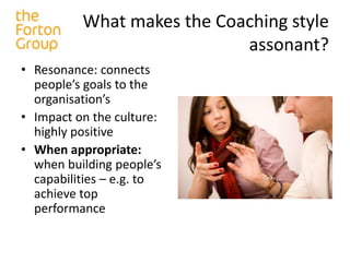 Summary of the 6 Goleman leadership styles | PPTX
