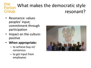 Summary of the 6 Goleman leadership styles | PPTX