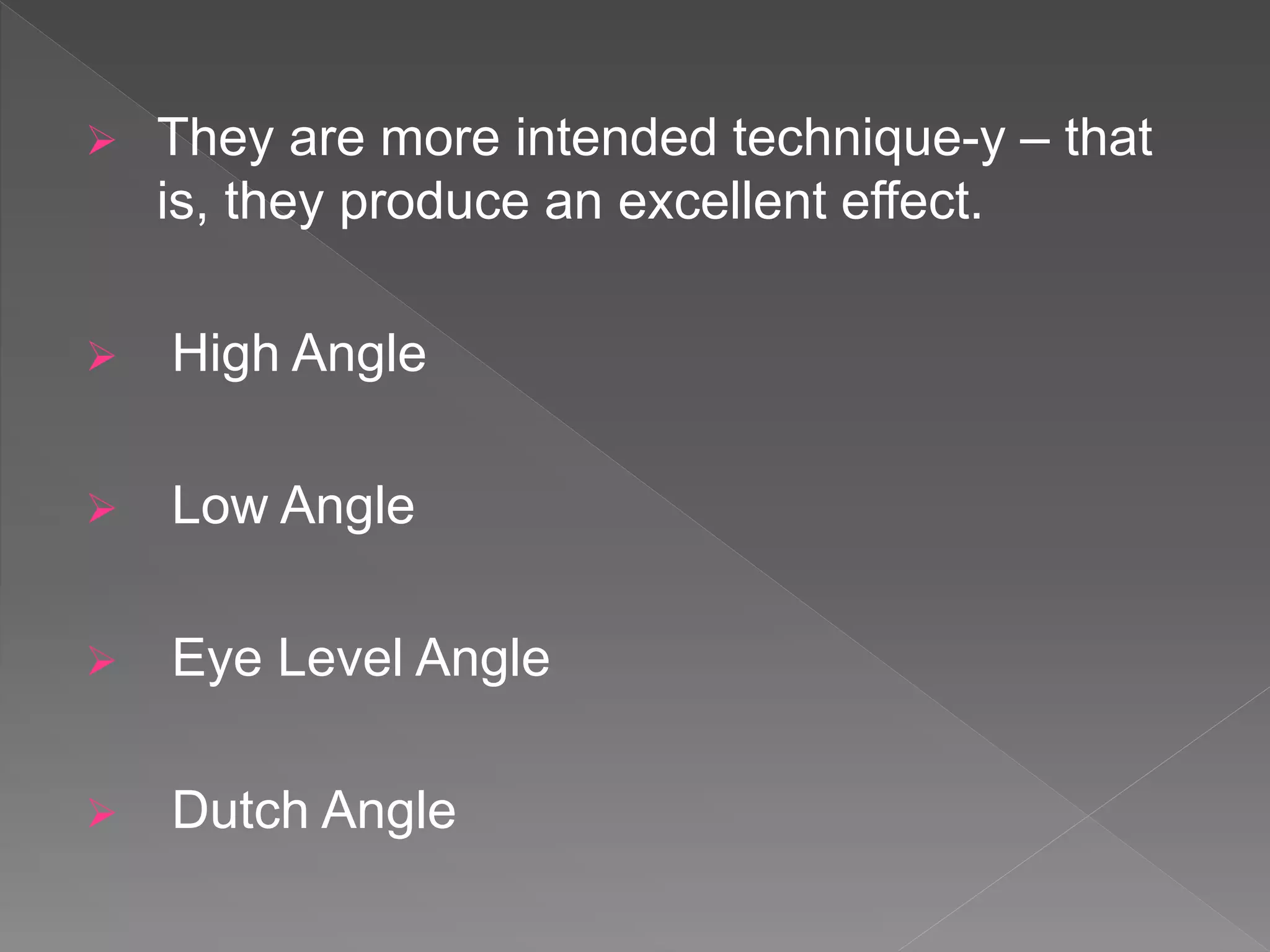 6 Learn Basic Film Techniques for Filmmaker | PPT | Free Download