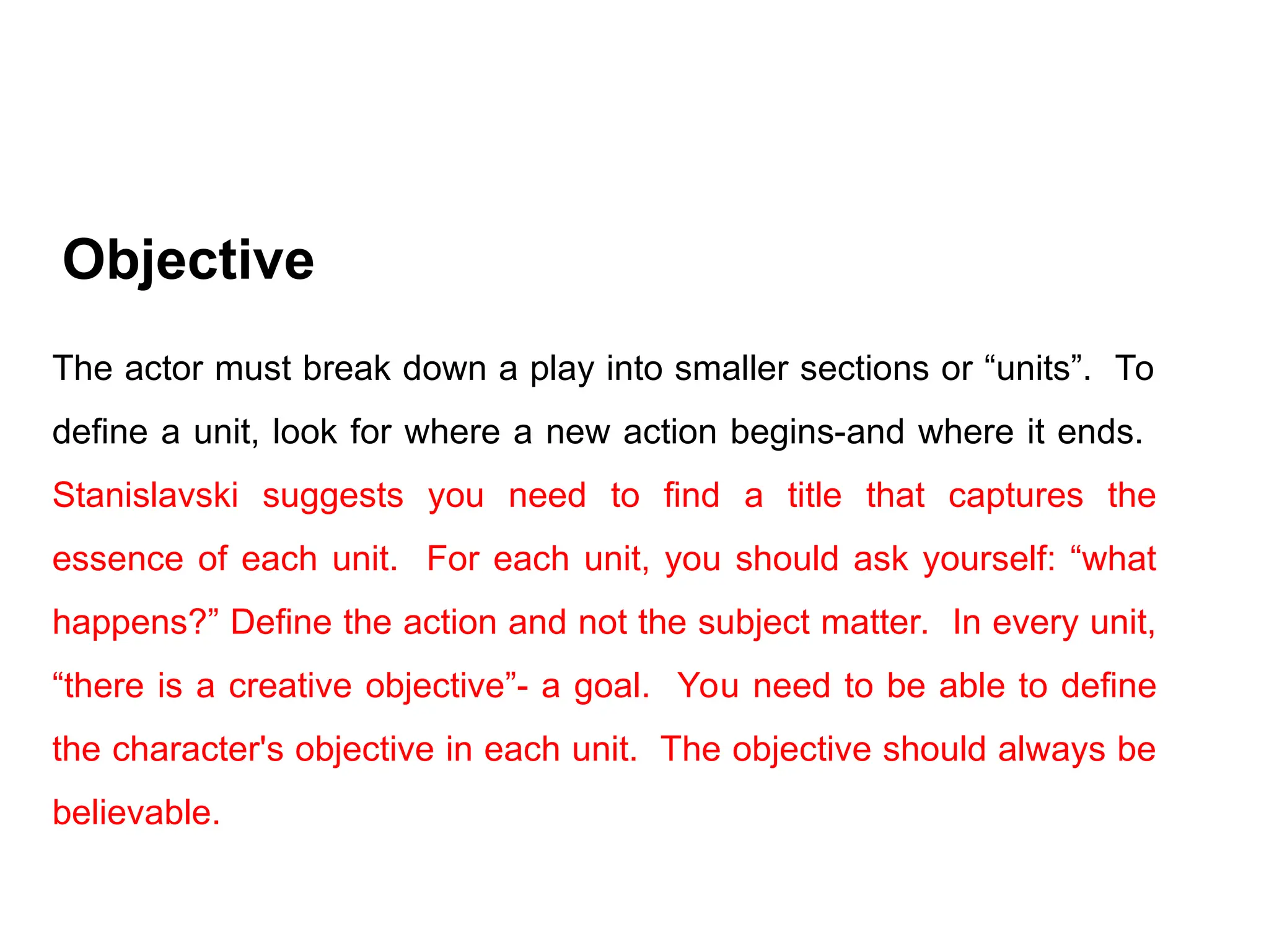 Russian Theater - Lecture Stanislavski Lesson | PPT