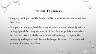 6 Lecture 6 Control of scatter radiation.pptx | Physics | Science