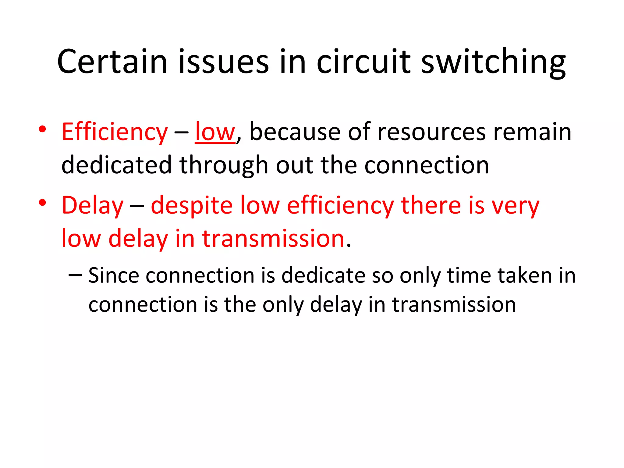 Introduction to switching & circuit switching | PPT