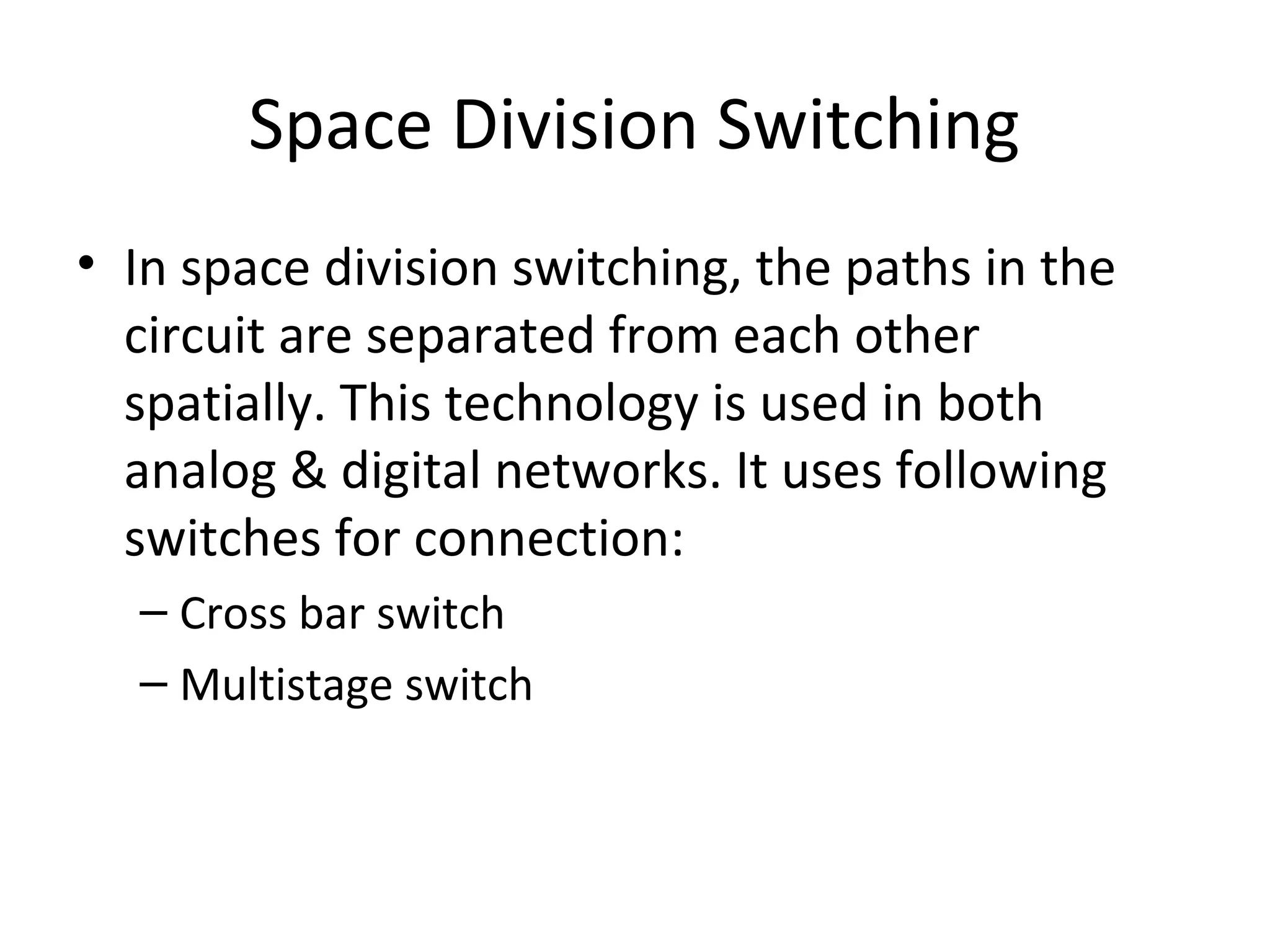 Introduction to switching & circuit switching | PPT